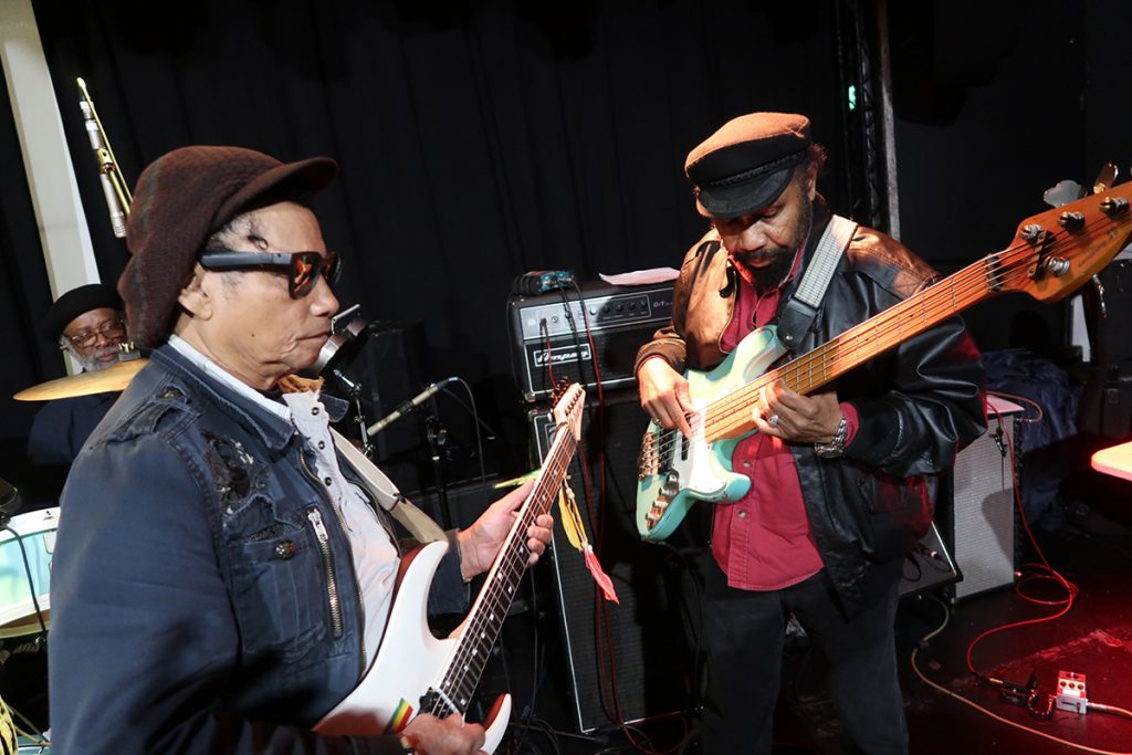 7-Tony Chin-Fully Fullwood-sound check - Los Angeles Post-Examiner